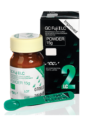 Fuji II LC Improved, A2, pulver, 15 g