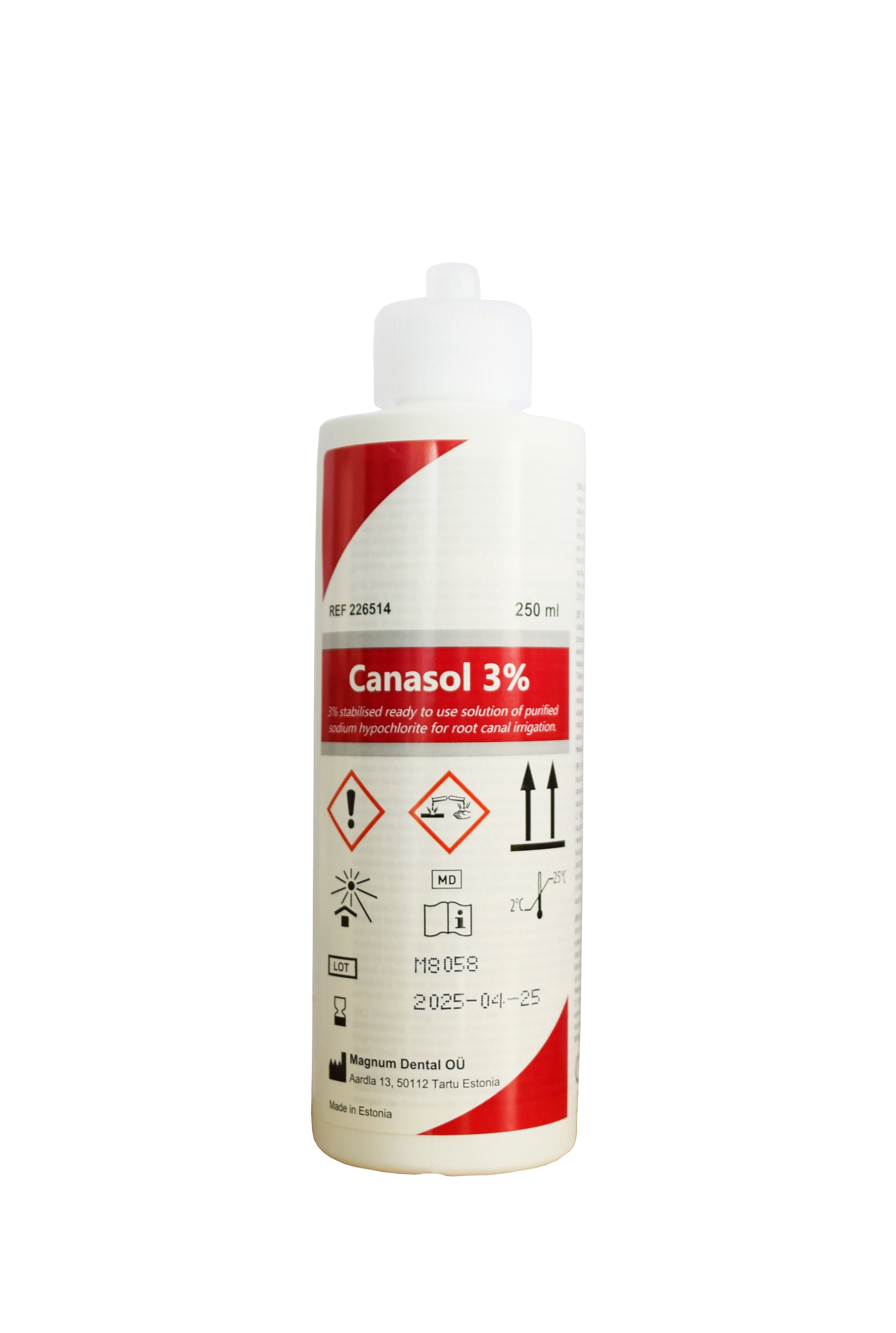 Canasol 3%, NaOCl, 250 ml