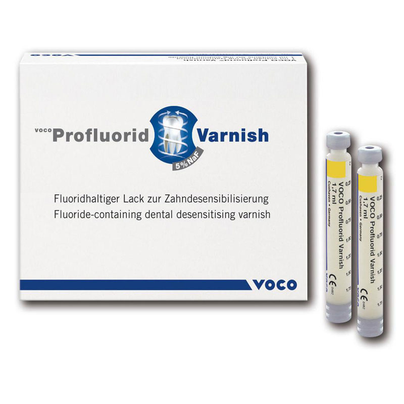 VOCO Profluorid Varnish, Melon, 5% NaF, tubule, 5 x 1,7 ml