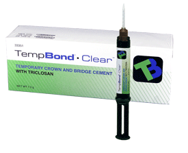 Temp-Bond Clear cement, automix, 1 x 6 g + bl.spidser