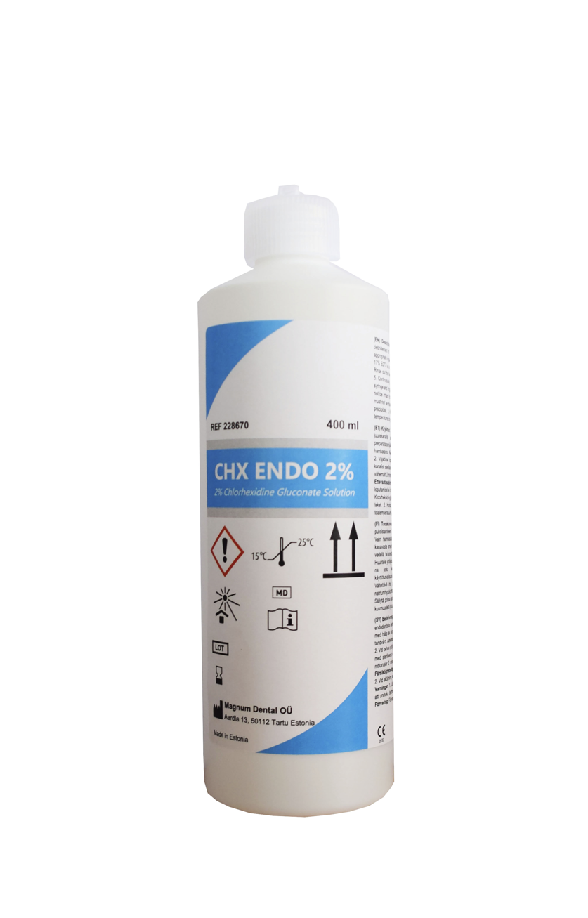 CHX Endo 2%, Klorhexidinglukunat, 400 ml